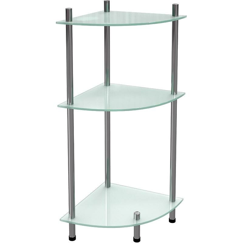 Угловая полка в ванную WasserKRAFT K-4133 хром