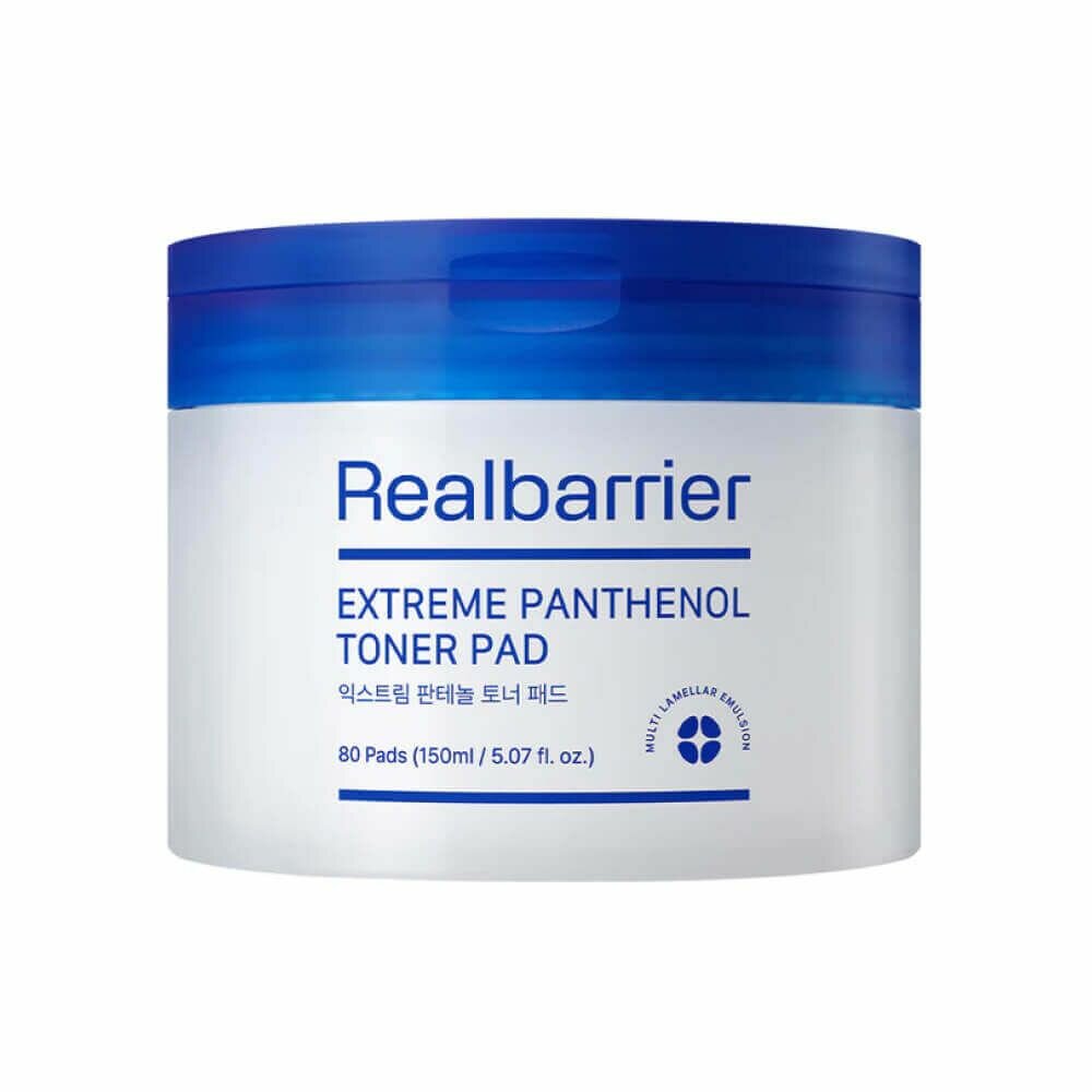 Увлажняющие тонер-пэды с пантенолом Real Barrier Extreme Panthenol Toner Pad 80шт