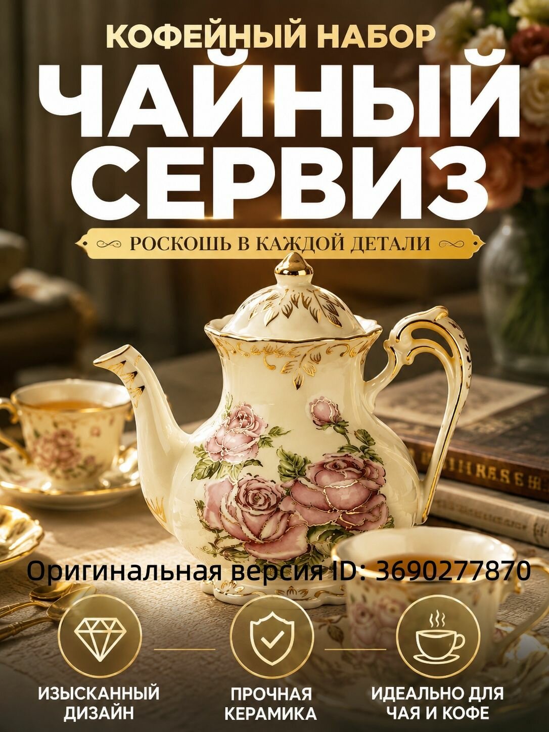 Чайник заварочный, 1200 мл
