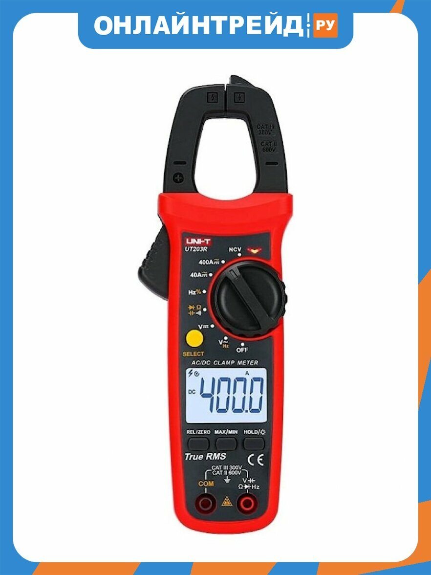Клещи токоизмерительные цифровые Uni-t UT203R