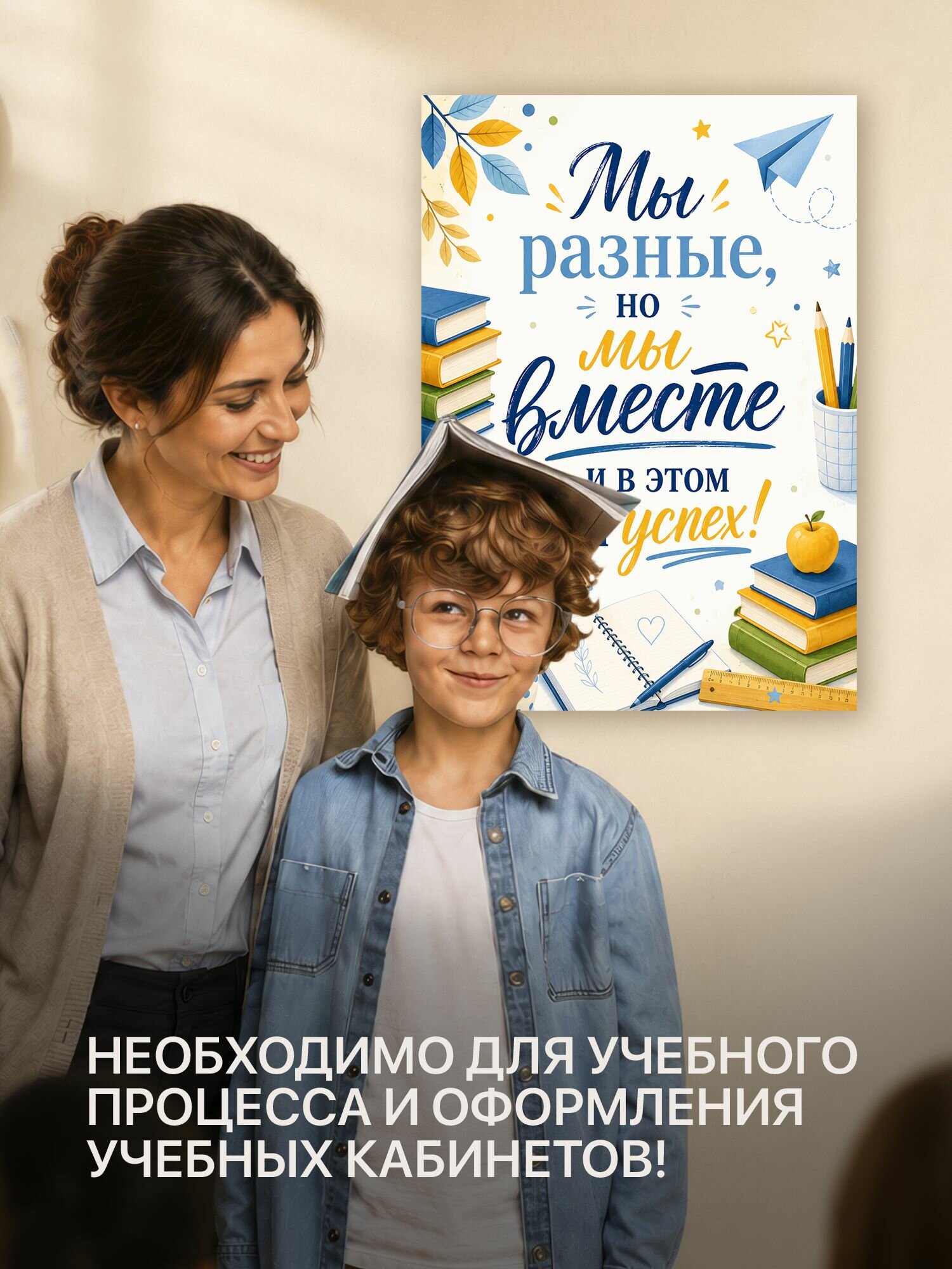 Плакат Девиз класса для школы, в класс — фото 1