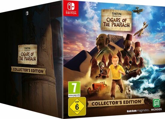 Игра Tintin Reporter: Cigars of the Pharaoh - Collector's Edition (Nintendo Switch, Русские субтитры)