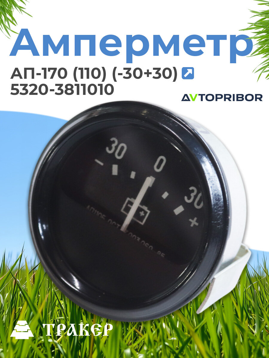 Амперметр АП-170 (110) (-30+30) 5320-3811010 Автоприбор