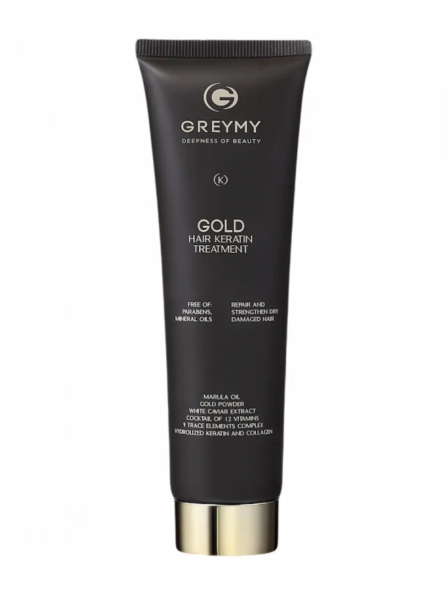 Greymy Кератиновый крем Gold Hair Keratin Treatment 100 мл