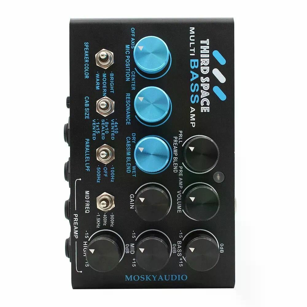 MOSKY THIRD SPACE MULTI BASS AMP Многофункциональный Процессор Эффектов С Имитацией Басового Кабинета