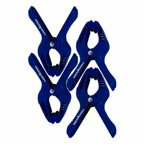 Струбцина VertexTools Набор струбцин пружинных 2061-1 50 мм, 4 шт.