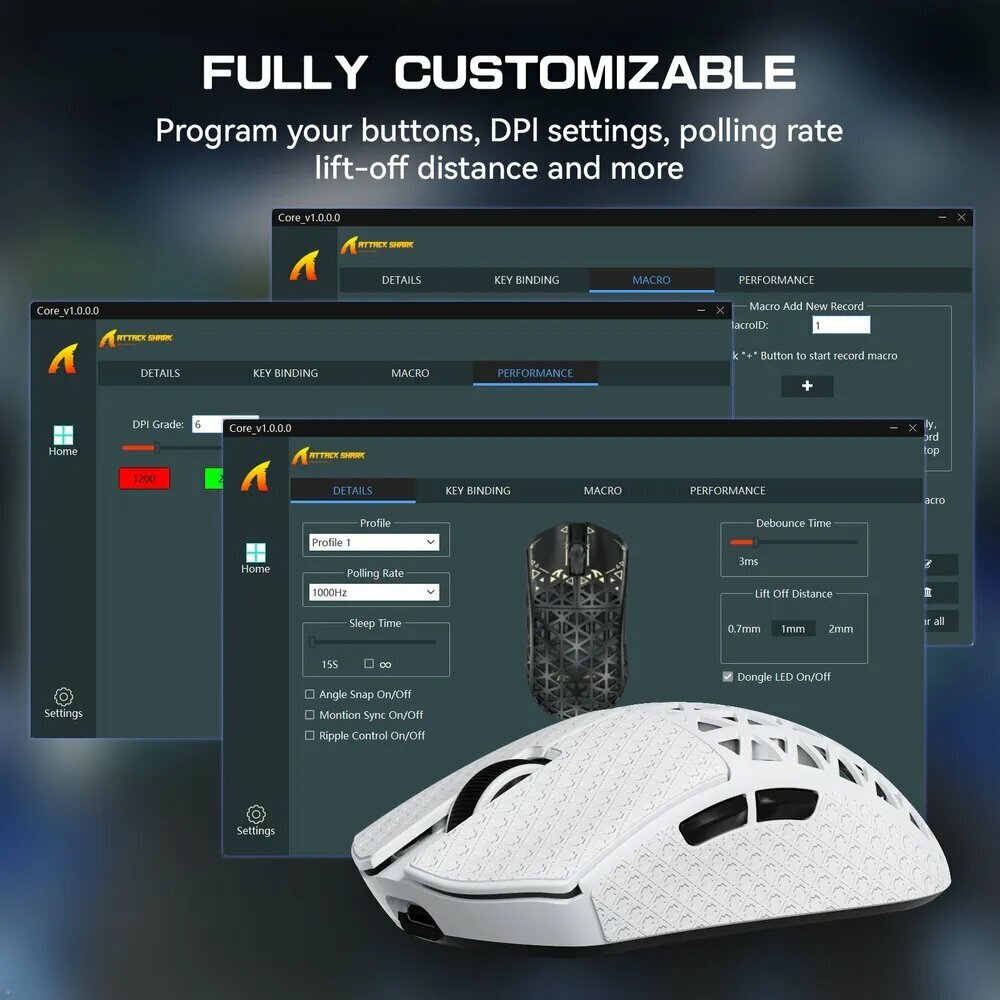 Игровая мышь R5 Ultra Углеродное волокно 8000 Гц беспроводная игровая мышь, 39 г, 42000 DPI, PAW3950MAX, белый