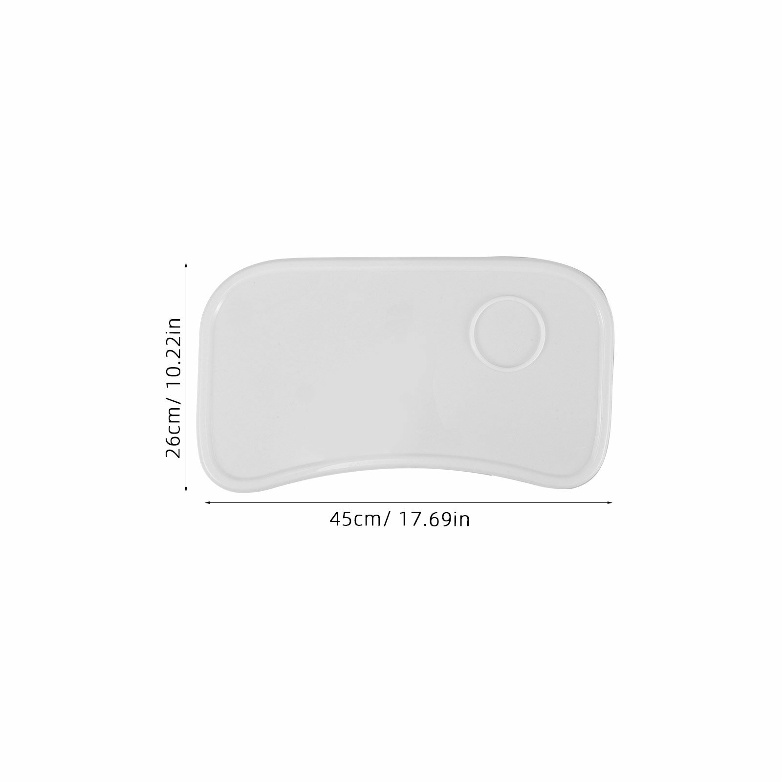 Детский Стул Для Кормления С Тray-Прикреплением Размер 45.00X26.00X2.30Cm Белый
