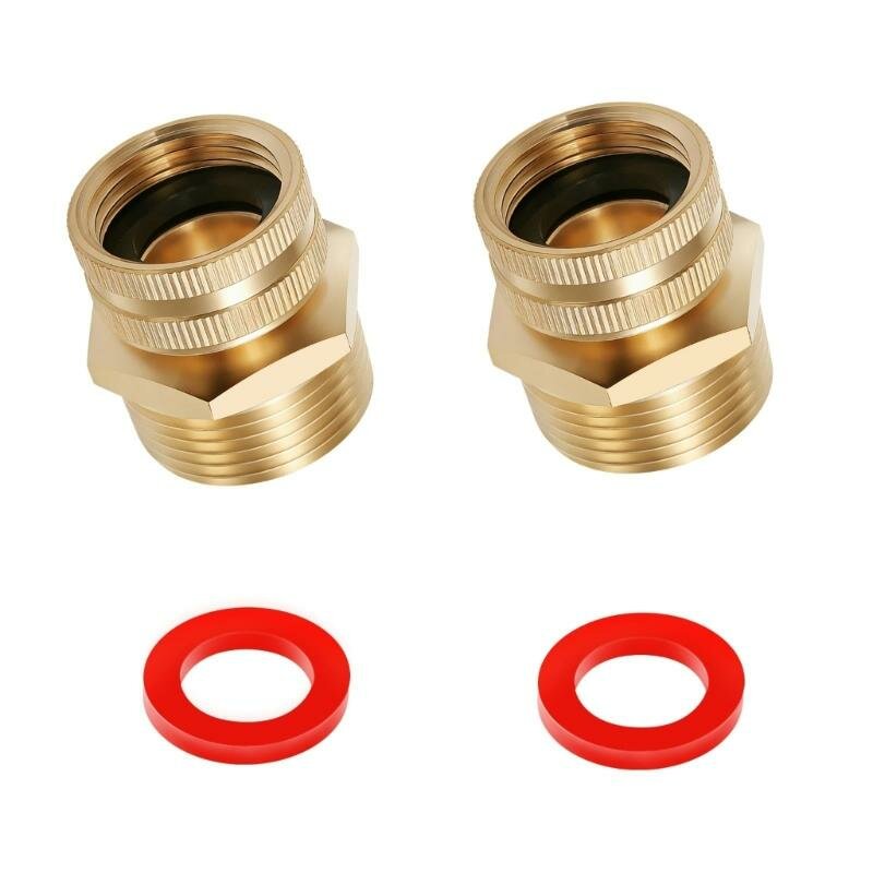 Латунный переходник 3/4" GHT (внутр.) на 1" NPT (нар.)