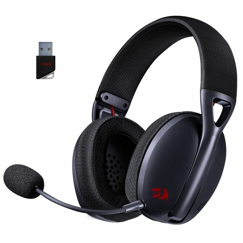 Гарнитура Defender 71535re Pro чёрный, беспроводная + проводная, Bluetooth / USB, до 25 ч