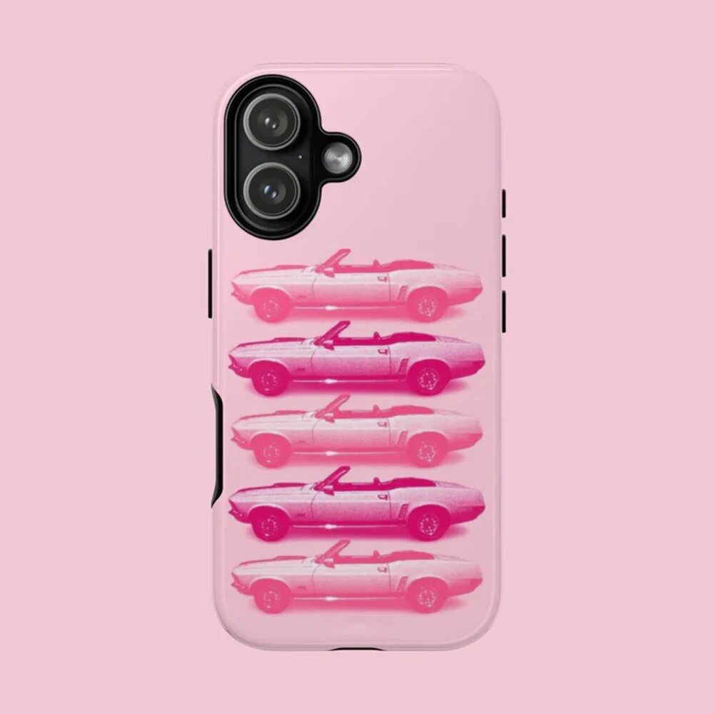 Роскошный чехол Clmj Barbie на колесиках Cherry Disco для iPhone 17 FLR-367FL865244A1, iPhone 17 Pro