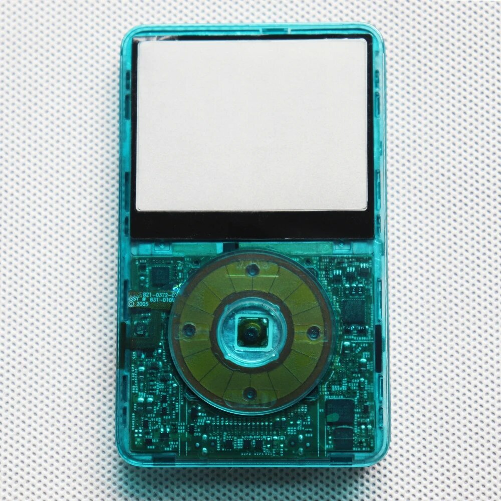 Прозрачный корпус iPod Video 5/5.5 Gen (Голубой)