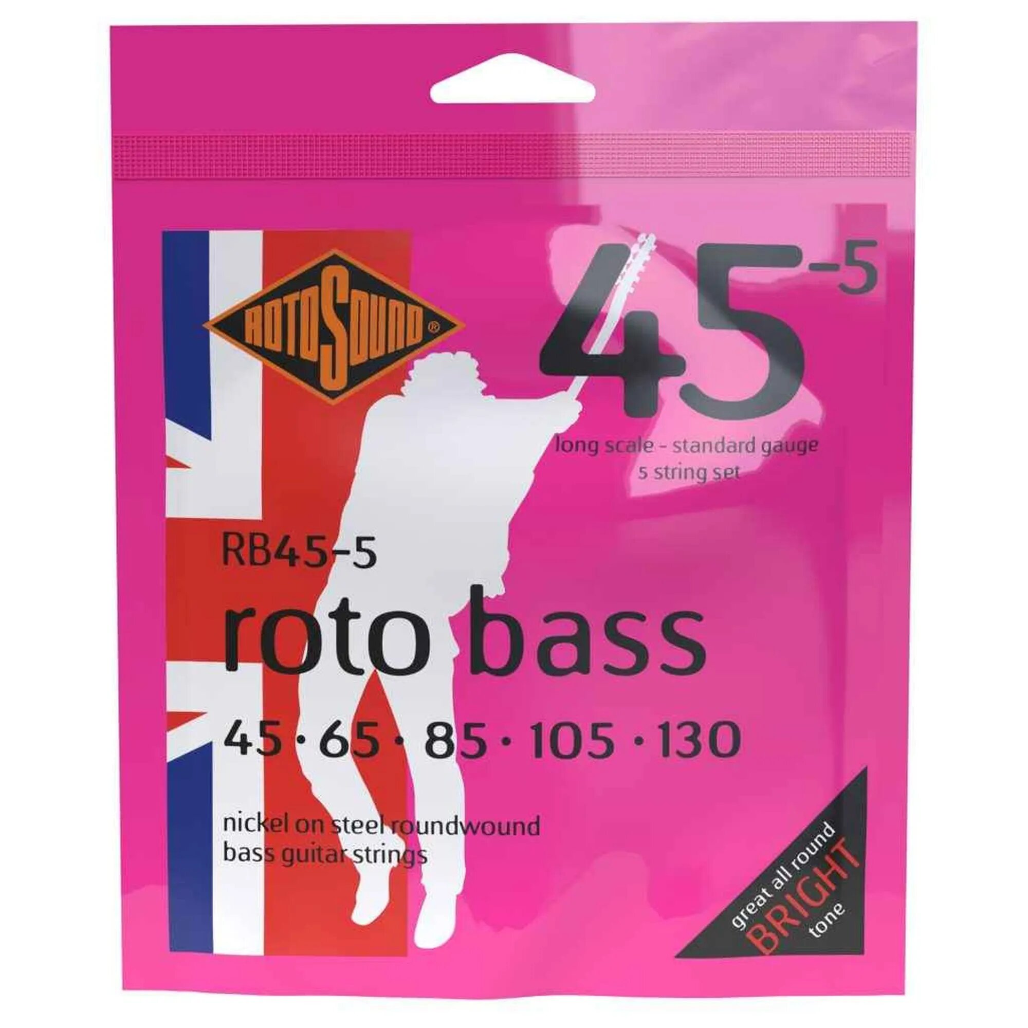 Струны для бас-гитары Rotosound RB45-5
