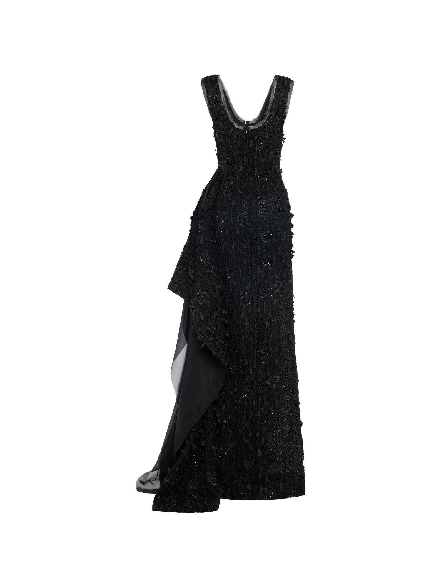 Платье A.W.A.K.E.MODE Sequin-embellished side-panel maxi dress, размер 38 — фото 1