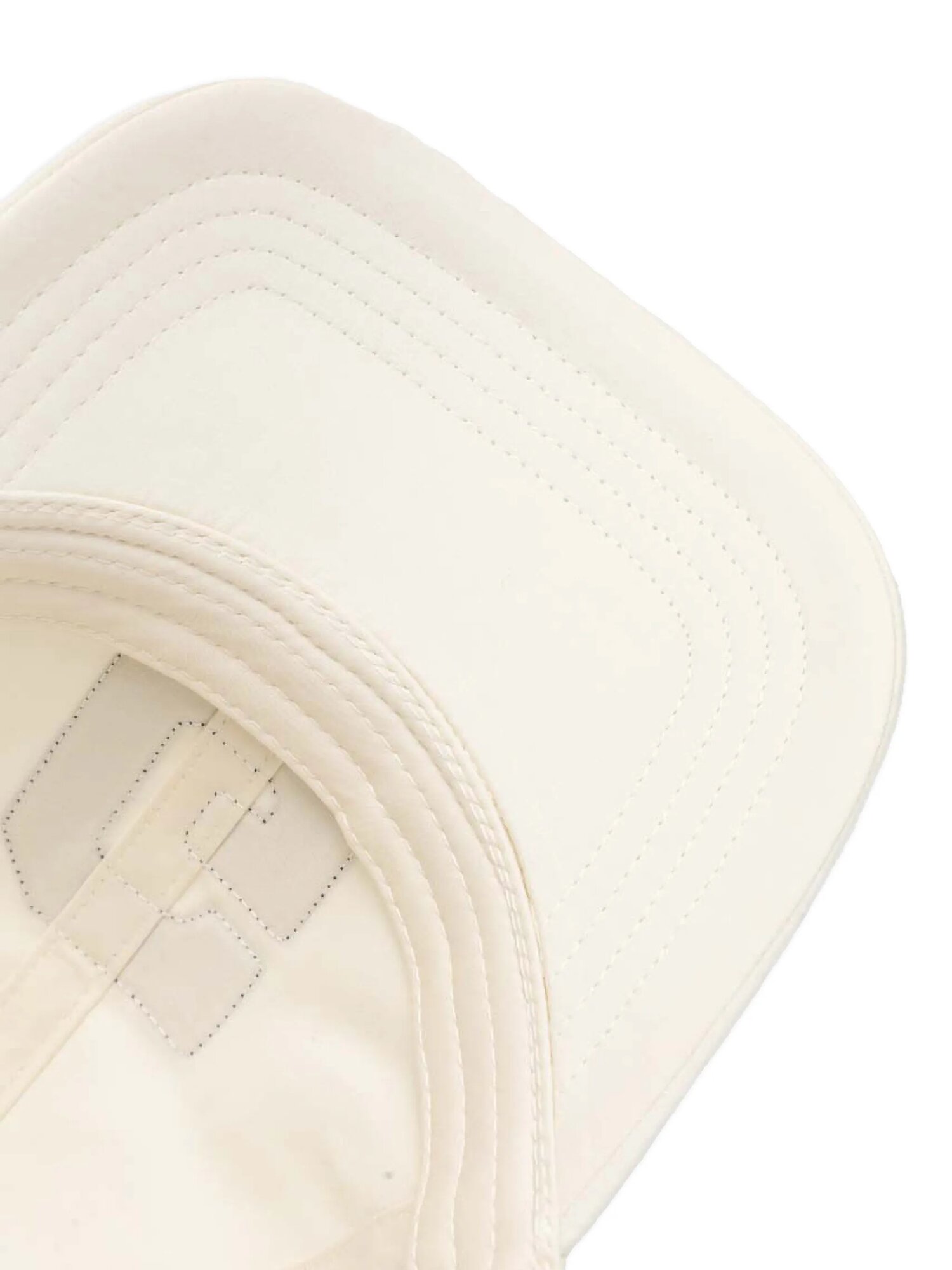 Шапка GANT Logo-appliqué baseball cap для мальчиков, размер OneSize, бежевый/белый — фото 1