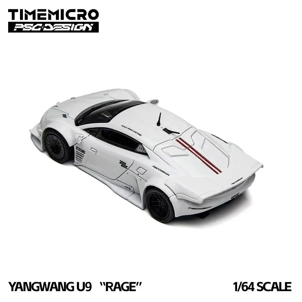 Модель автомобиля PSC TimeMicro TM U9 Black 1:64 Белый, Белый, белый