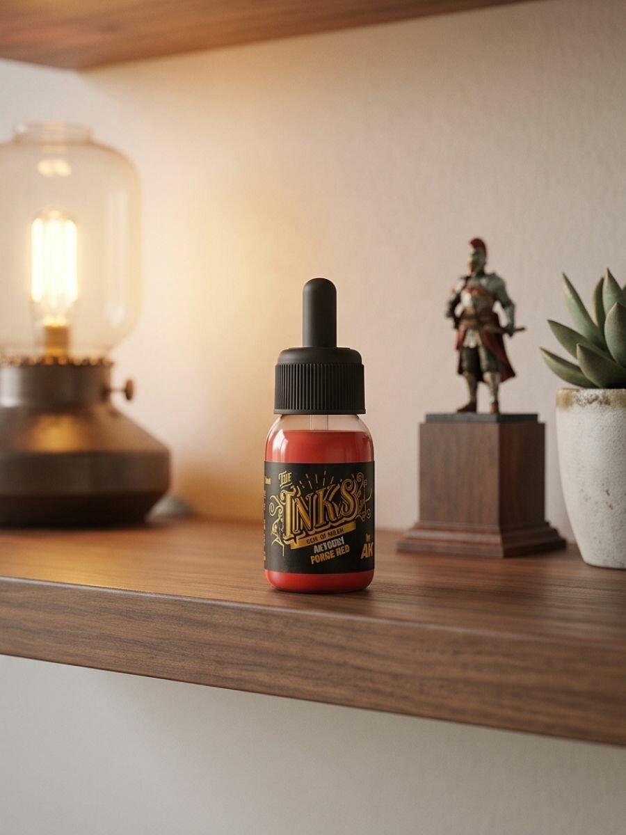 Краска для сборных моделей AK Interactive - The INKS: Forge Red (30ml) — фото 1