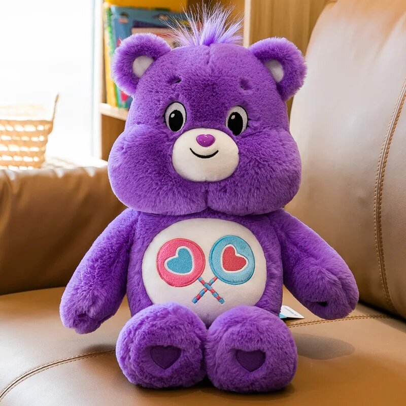 Care Bears Фиолетовый плюшевый мишка с конфетами