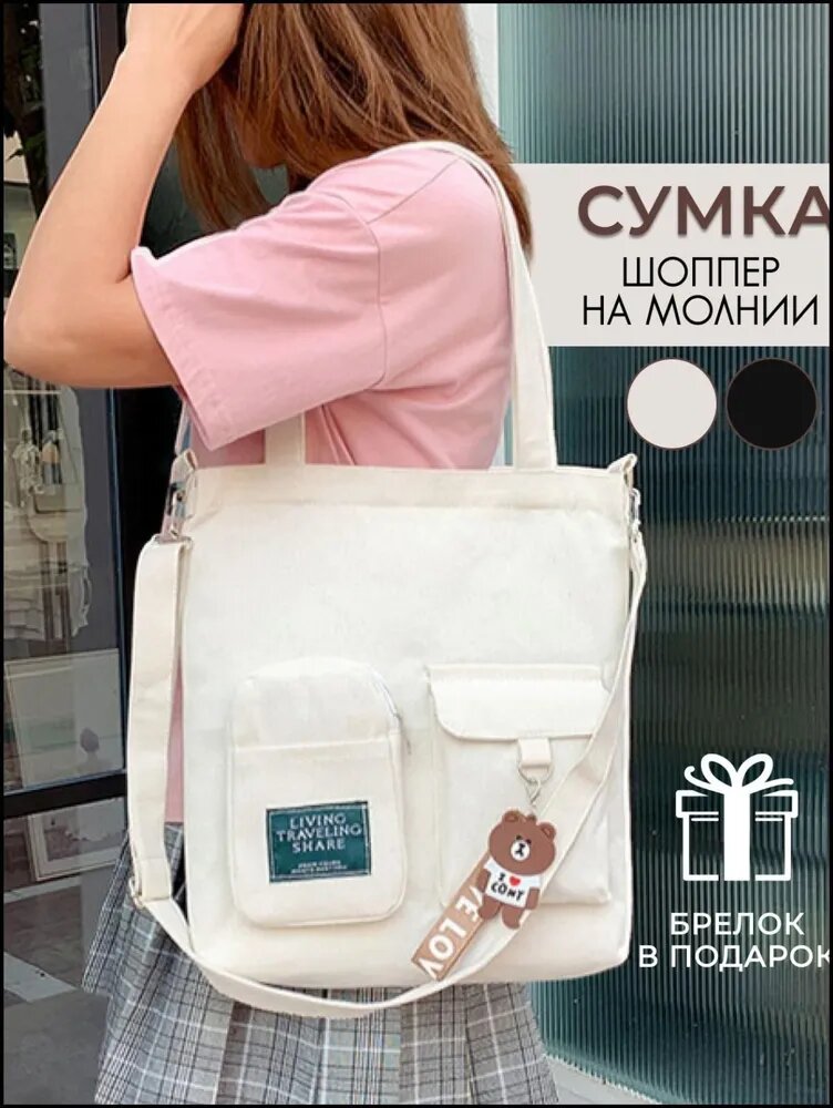 Сумка шоппер, на плечо