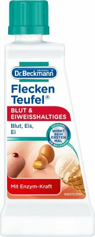 Dr. Beckmann эксперт пятновыводитель Кровь и белковые пятна быстрая нейтрализация, 50 мл