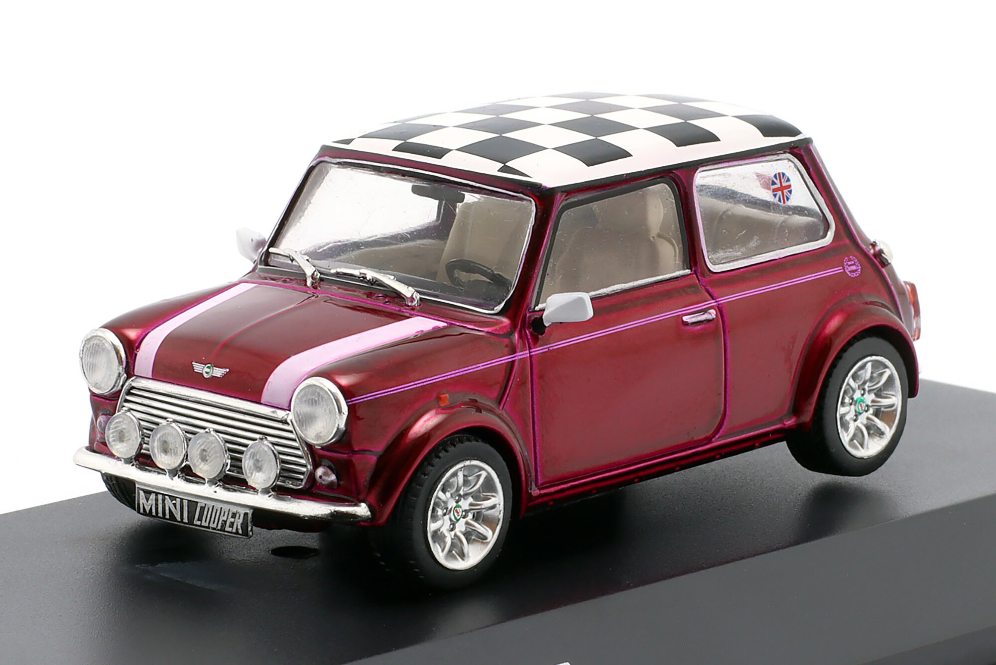 Модель коллекционная SOLIDO Mini cooper sport year 1997 purple / мини купер спорт фиолетовый