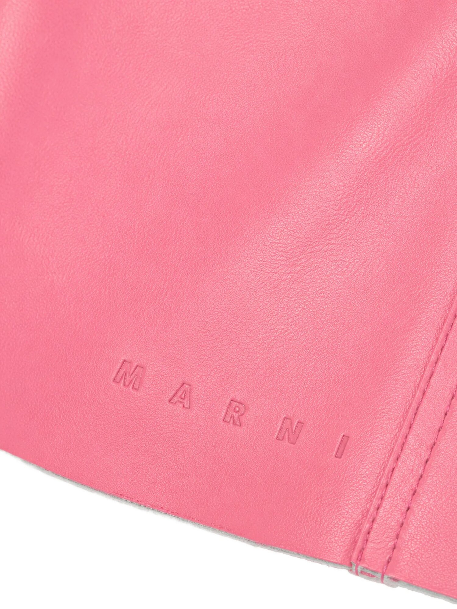 Юбка Marni Logo-embossed leather skirt, размер 12 лет — фото 1