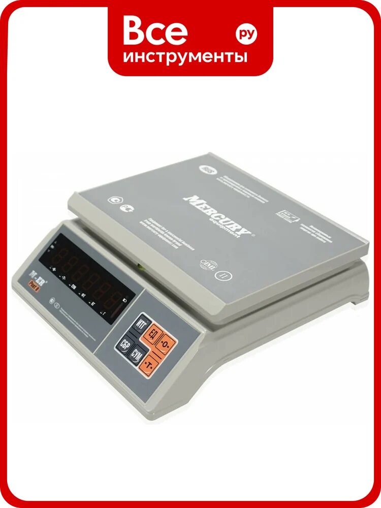 Весы M-ER MERCURY 326AFU-32.1 LCD 3061, пластик, с весами, из прочного пластика