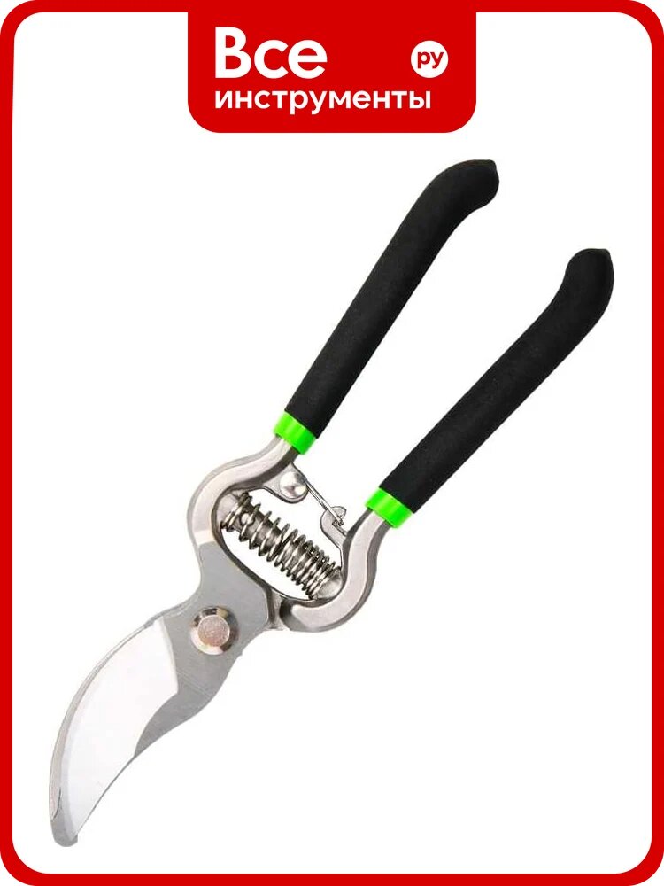 Секатор Zentor ZT60003, рукоятки с ПВХ‑покрытием, контактные лезвия из высокоуглеродистой стали