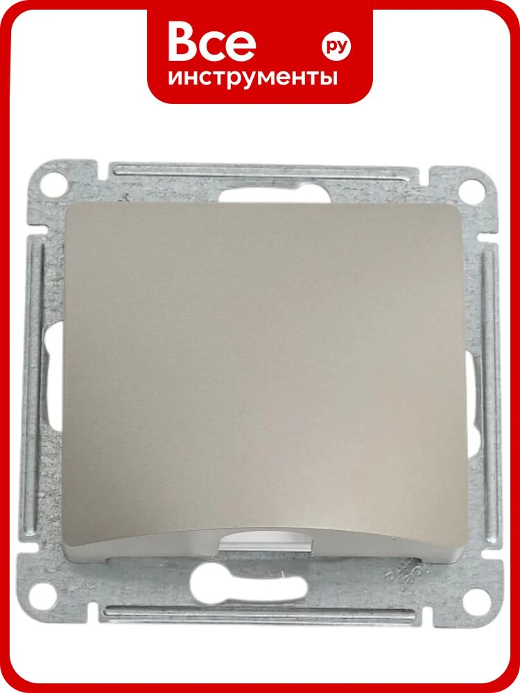 Вывод кабеля Systeme Electric Glossa Платина SE GSL001299