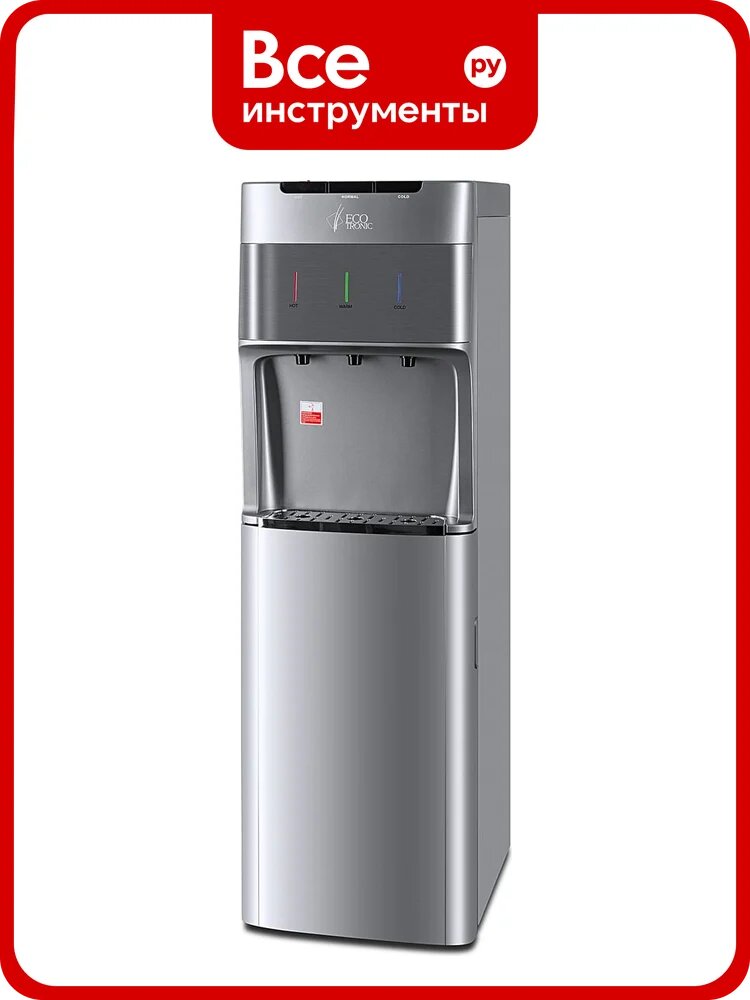 Напольный пурифайер ECOTRONIC M30-U4LE Silver+SS электронное охлаждение 11729