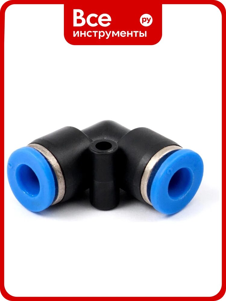 Фитинг пневматический цанговый пластиковый Г-образный PUL 12 HIMPT 00028007934