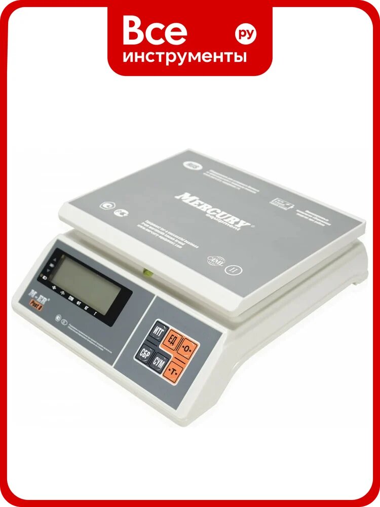 Весы M-ER 326AFU-6.01 LCD с USBCOM 3105, электронные настольные промышленные, профессиональный, функция печати наклейки