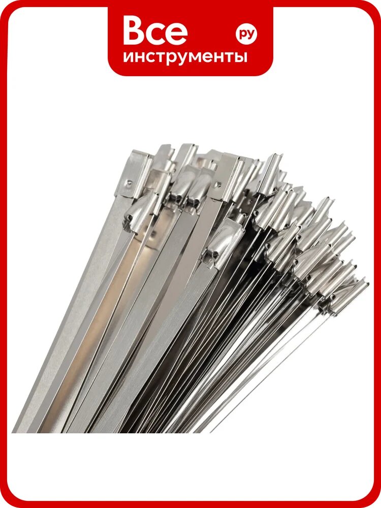 Стальные стяжки FORTISFLEX СКС 316 4.6х200 74868, с до +538 °С Температура