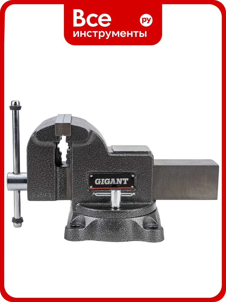 Поворотные слесарные тиски Gigant Professional 125 мм GP-BV-125, с поворотной конструкцией