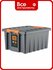 Ящик п/п Rox Box 500х390х255 мм с крышкой и клипсами PRO, 36 л. цв. антрацит
