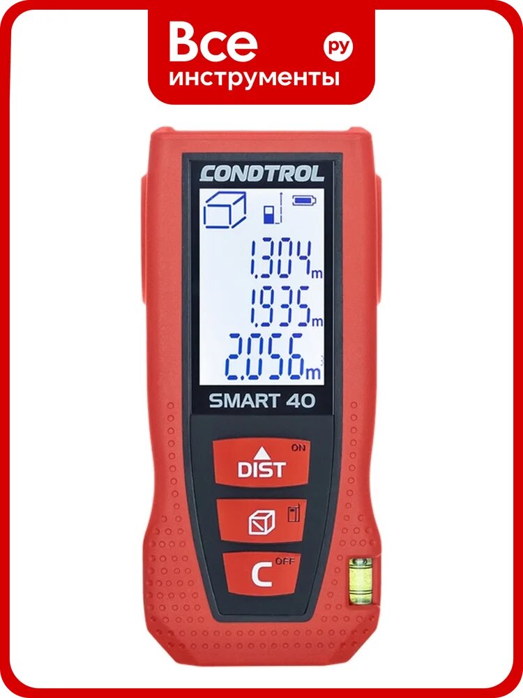 Лазерный дальномер CONDTROL Smart 40 1-4-097, с помощью всего лишь трех