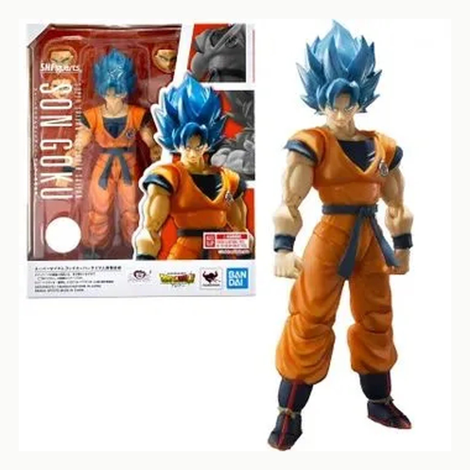 Экшн фигурка Bandai S.H.FIGUARTS Драгон Болл Супер Броли, SSGSS Son Goku, SHF
