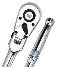 DuraTech 1/2" DR 90 зубов Трещоточная рукоятка поворотная головка гальваническое покрытие