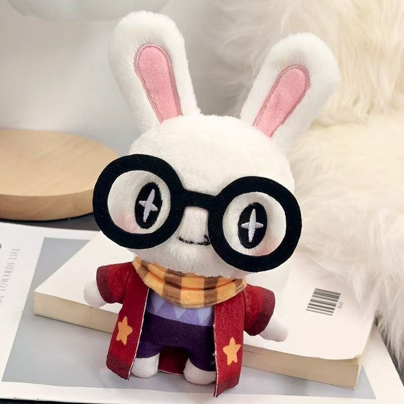 Roco kingdom animal hanging plush doll with soft pp material for gift and decor black red