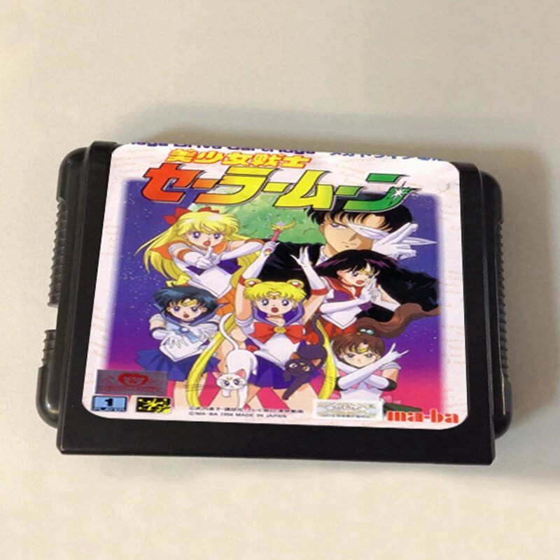 Sailor Moon игровая карта для Sega Mega Drive, Цвет: BSSM