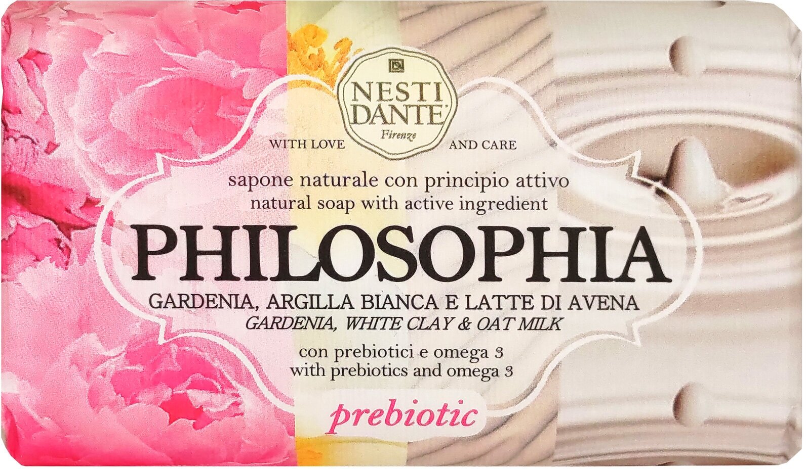 Мыло итальянское Nesti Dante PHILOSOPHIA Prebiotic / Пребиотик 250 г