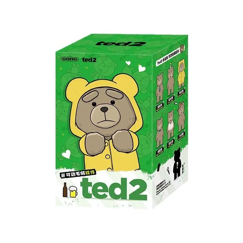 Коллекционная фигурка Слепая коробка POPMART Resonance "Ted2" Teddy Bear Plush Pendant