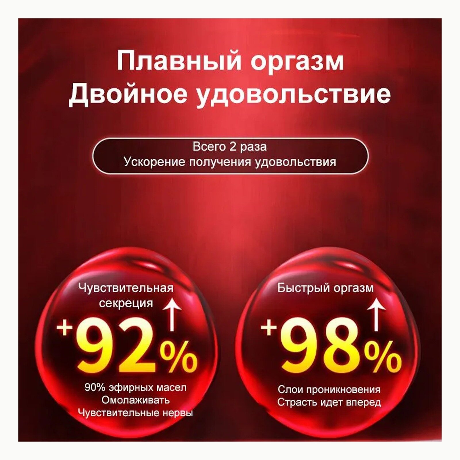 Лечебное средство для увеличения женского удовольствия 15 мл. Множественные оргазмы — фото 1