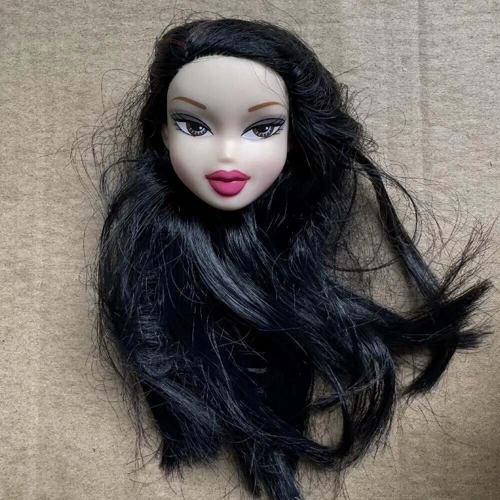 Головка куклы BRZ, черный цвет, Head 2