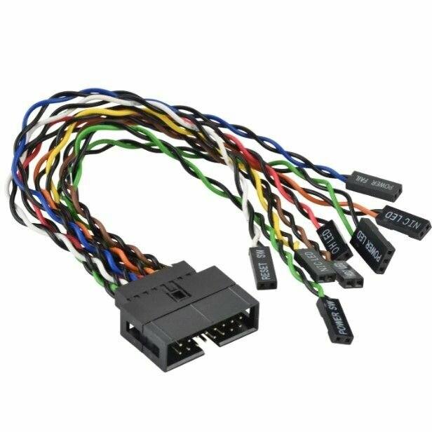 SuperMicro CBL-0084L 16Pin FrontPanel Case to Standart pins специализированный кабель для серверов, платформ, корпусов и материнских плат Supermicro