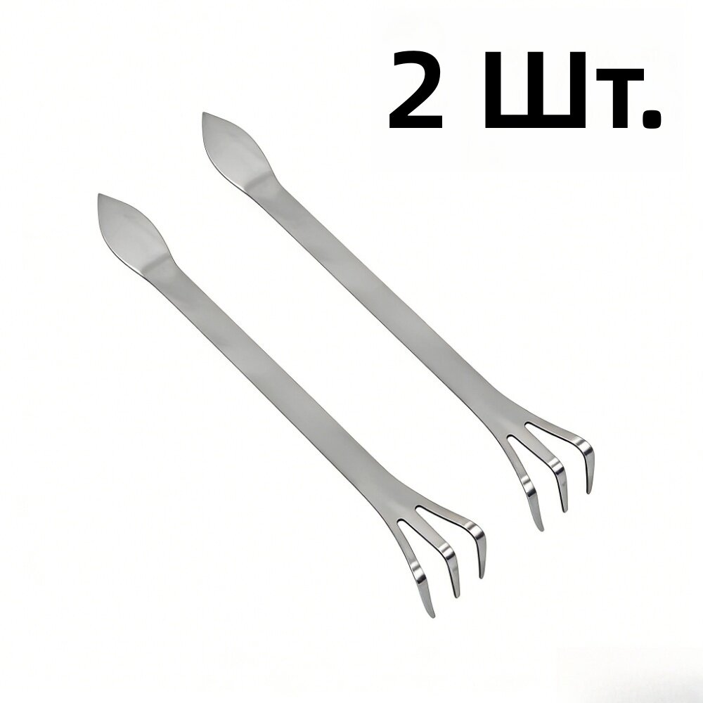 2 шт. нержавеющие грабли для бонсай, 2-в-1 инструмент для рыхления и уплотнения почвы, профессиональный уход за бонсай для сада и горшечных растений