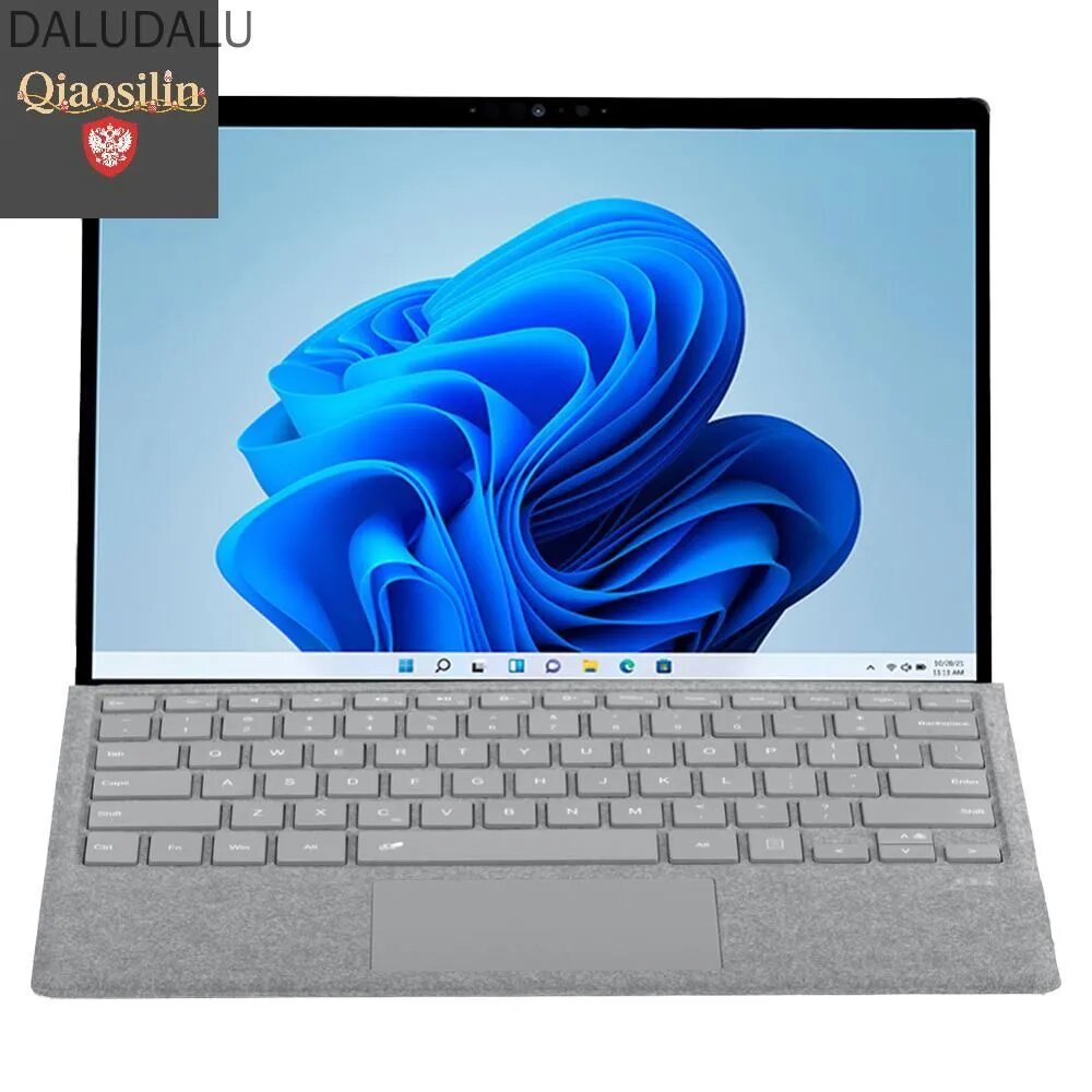 Беспроводная Bluetooth-клавиатура для Microsoft Surface Pro 3 7 Plus с подсветкой и сенсорной панелью