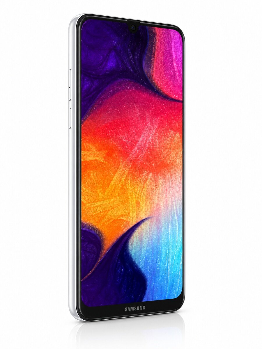 Смартфон Samsung Galaxy A50 SM-A505F 4G 6/128 ГБ, Dual SIM, черный, Super AMOLED