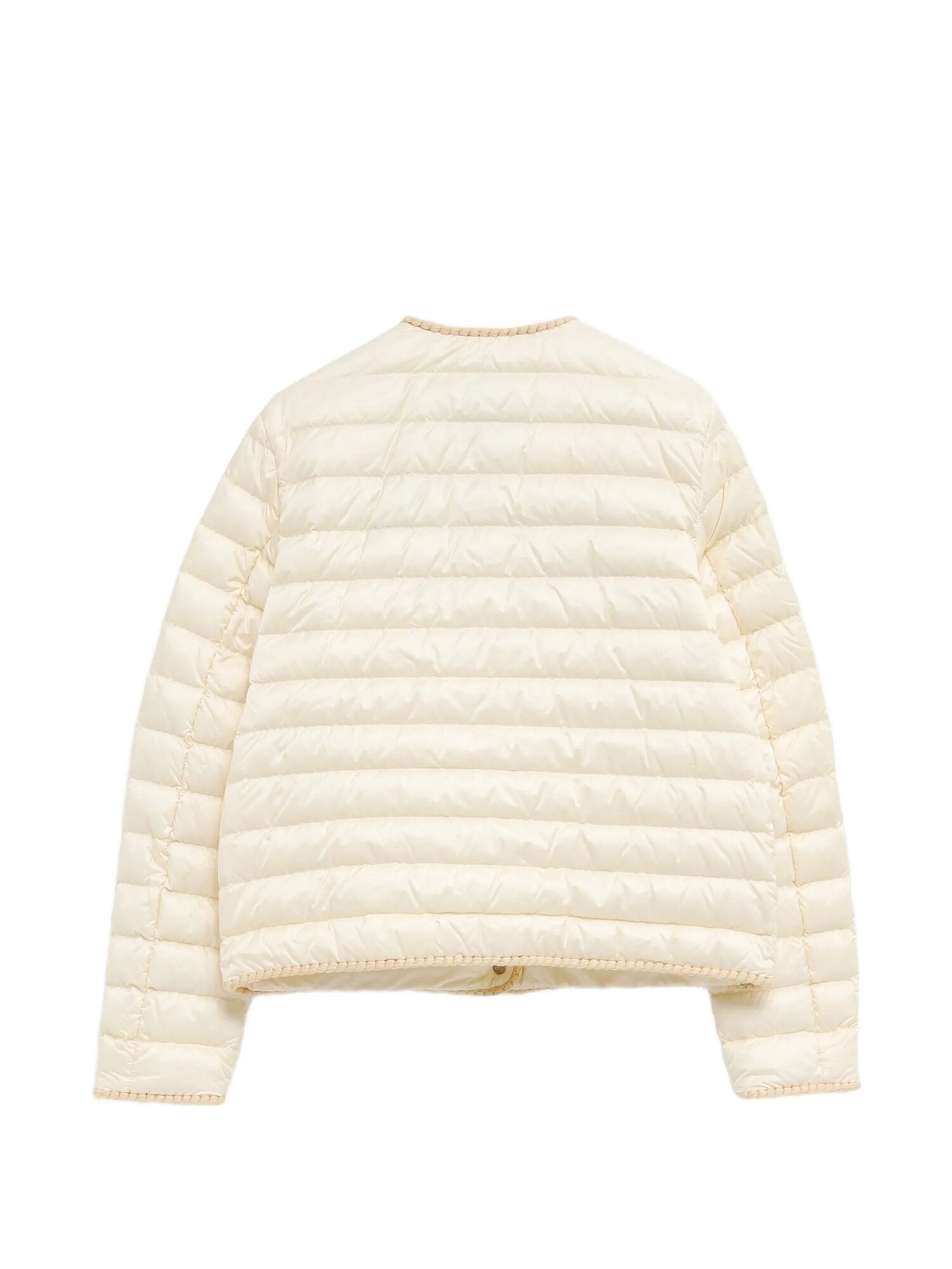 Куртка Moncler Braided-trim quilted jacket, размер 44, разноцветный — фото 1