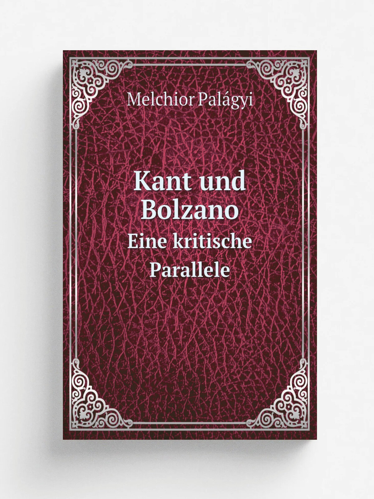 Kant und Bolzano. Eine kritische Parallele | Melchior Pal.gyi | 1902 | M. Niemayer | Репринт